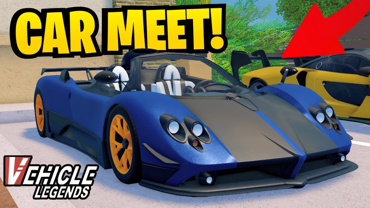 Hosting a HUGE Car Meet in ROBLOX Vehicle Legends! - YouTube