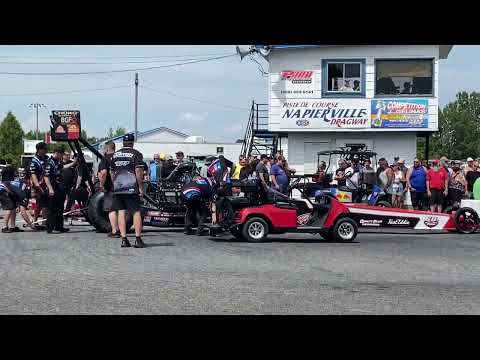 Todd Paton top fuel Dragster burnout - YouTube