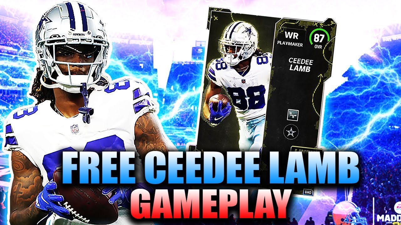 *FREE* CEEDEE LAMB IS INSANE! 87 OVE CEEDEE LAMB GAMEPLAY! MADDEN 23 ...