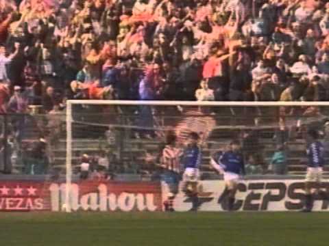 Atletico Madrid - Real Oviedo 3-1  Liga 1991-1992