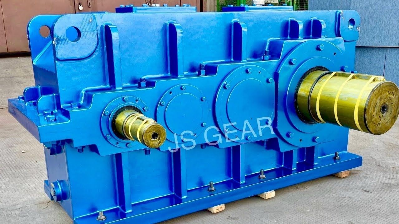 Parallel Shaft Helical Gearbox - YouTube
