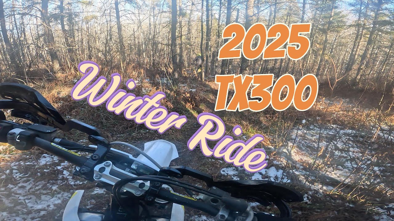 Studded ride on 2025 tx300 - Manitoba Sandilands - YouTube