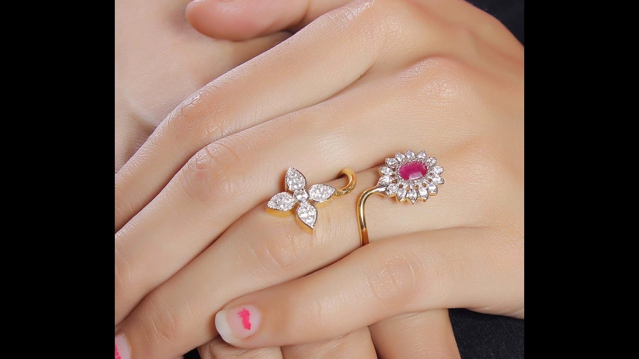 New Arrival Women Finger Ring Designs - YouTube