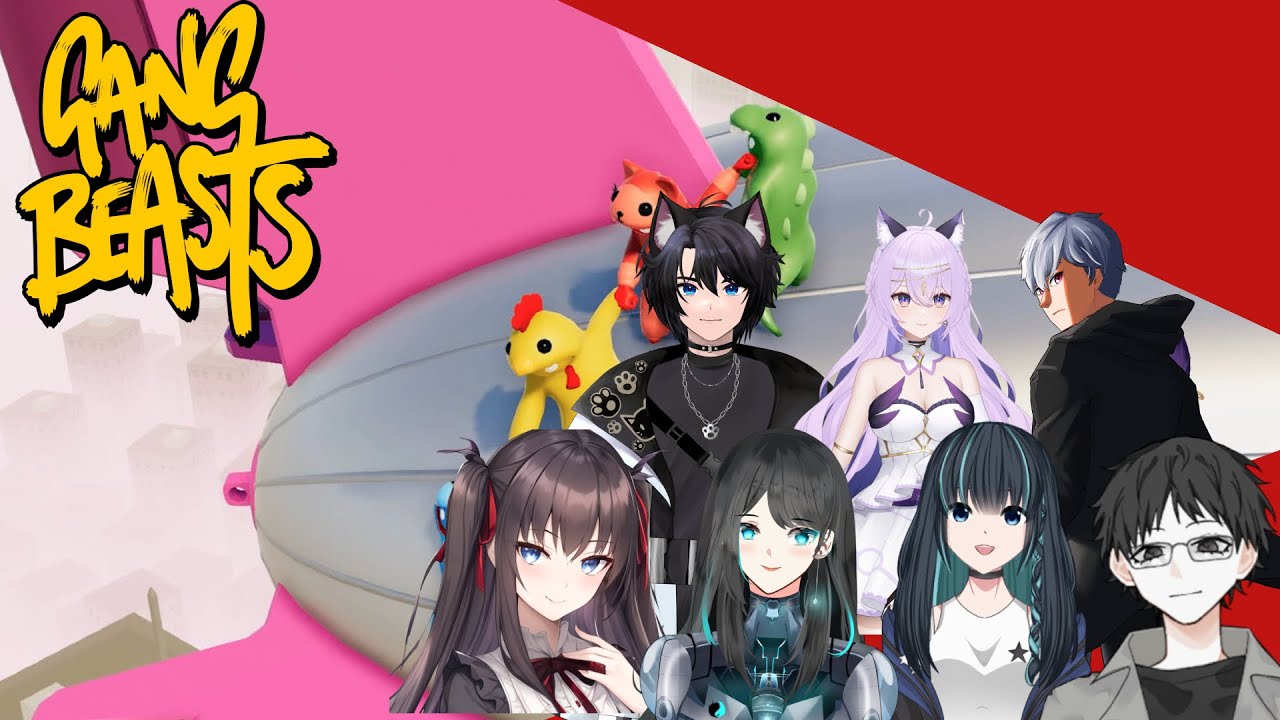 【Gang Beasts】game friendly fire【 Vtuber Indonesia 】 - YouTube