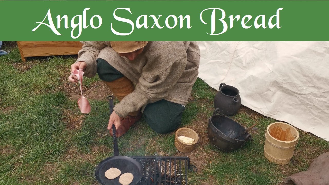 Making Anglo Saxon Bread - From Grain to Eating - YouTube