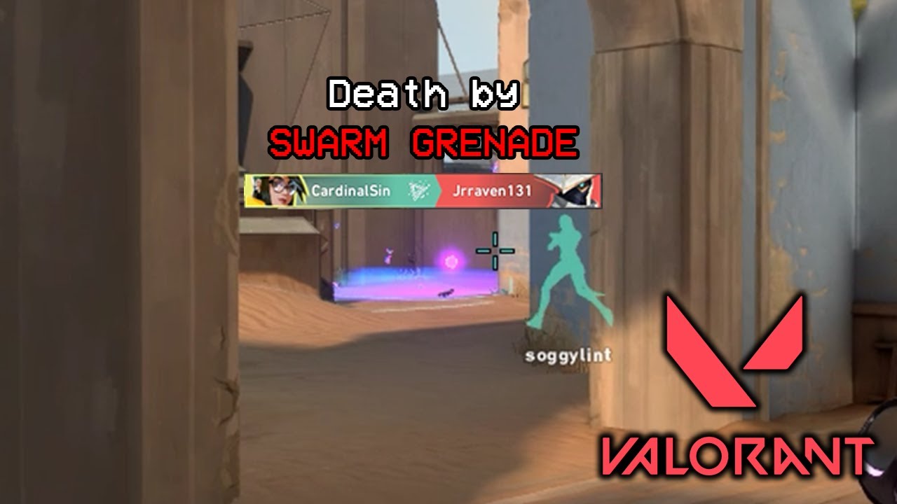 Death by swarm grenade | Valorant Highlights - YouTube