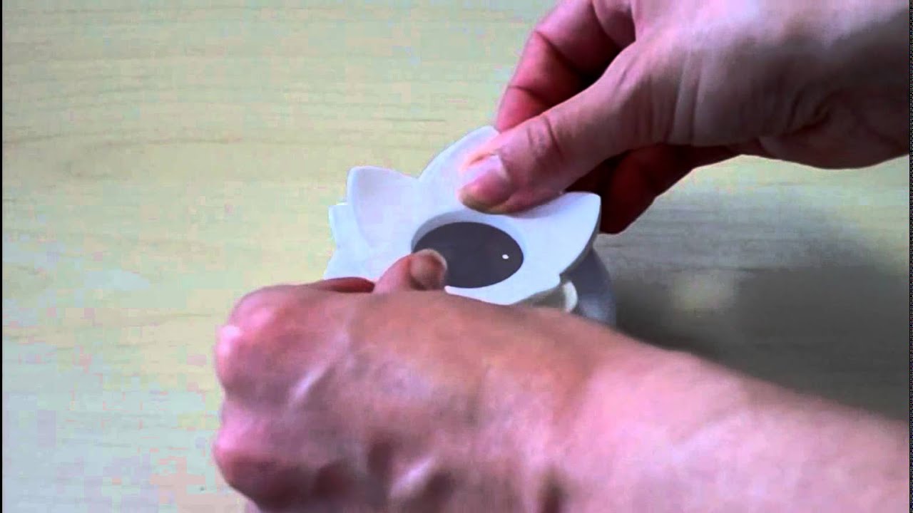 Boite coton tige lotus blanc - YouTube