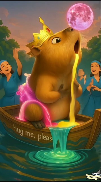Capybara's Moonlight Spell #Capybara #MoonlightVibes #OddlySatisfying # ...