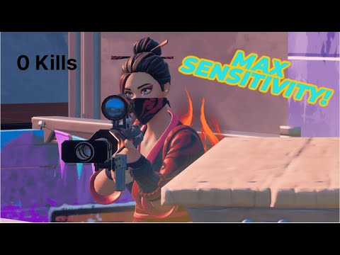 Playing Fortnite with Maximum Sensitivity - YouTube