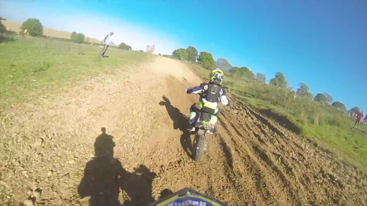 Harry Schofield 8 FIRST EVER MX WIN 65 class 6/5/18 Staplecross - YouTube