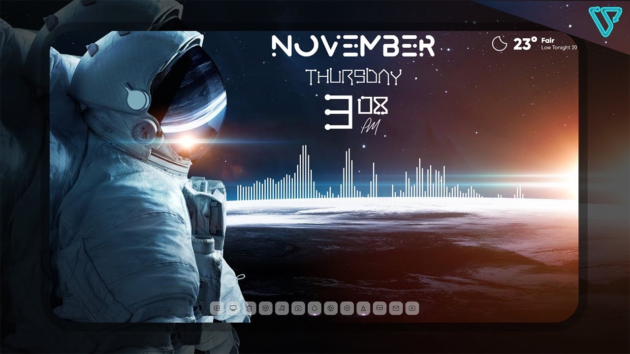 Mass Effect Rainmeter Skin