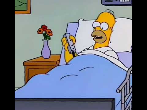 Homero Simpson - cama arriba cama abajo. - YouTube
