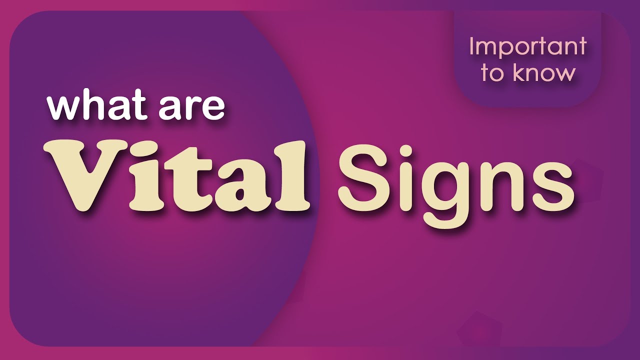 What are Vital Signs | Vital Topic#nurses - YouTube