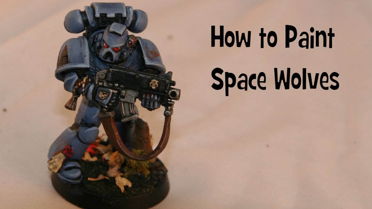 How to Paint Space Wolves part 3 of 3 by Jawaballs Full HD - YouTube