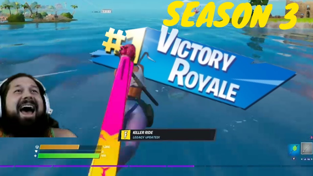 Fortnite - This Bot gets his first Vic Roy of Season 3!! - YouTube