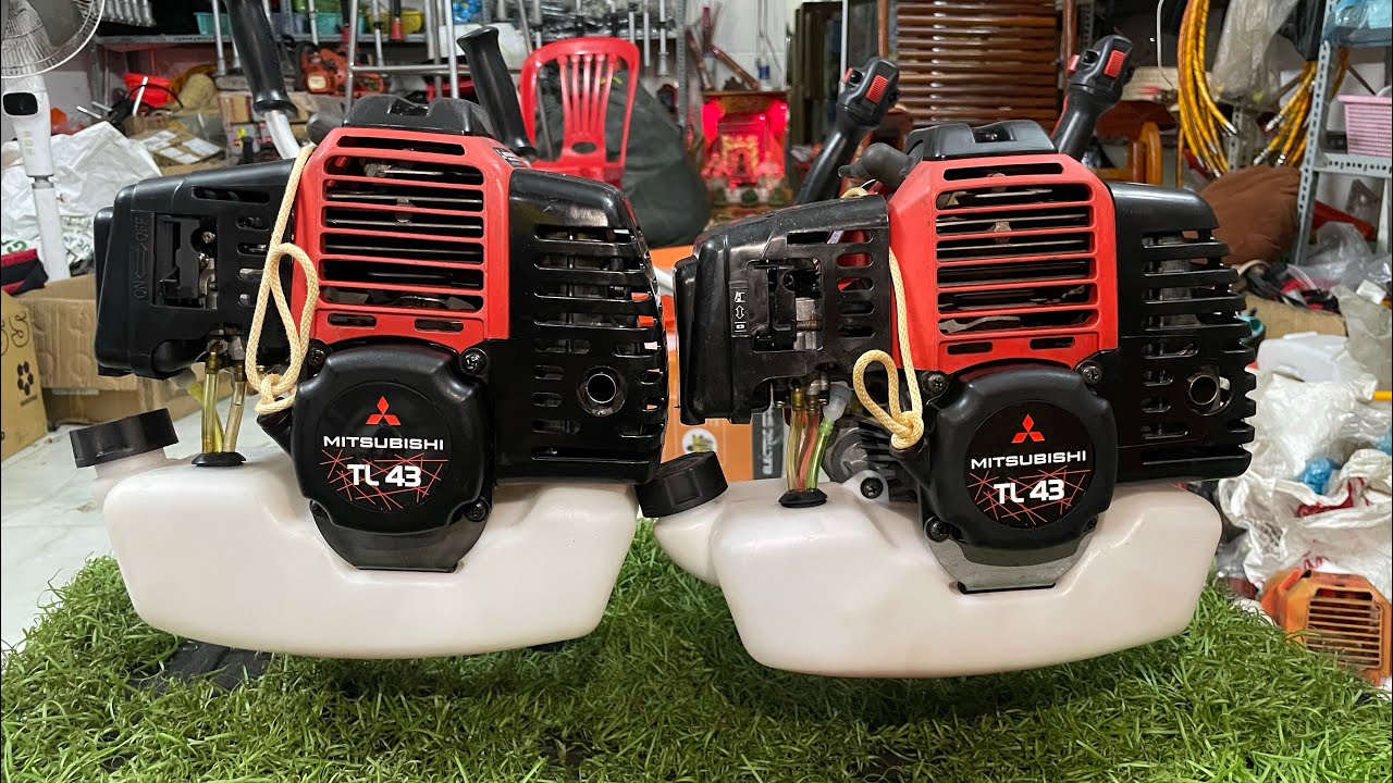 15/11 Máy Cắt Cỏ Mitsubishi TL43 Nòng 40li (43cc) Zin Nguyên Bản Nhật ...