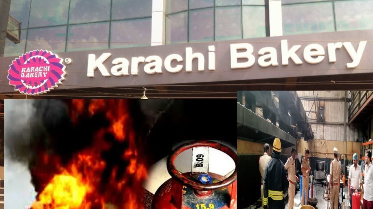 🔴gas cylinder explosion in a unit of Karachi Bakery in Gagan Pahad ...