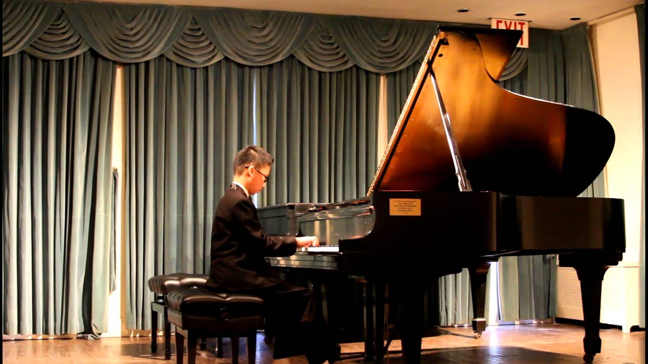 Jeremy Chiu plays Bach Two Part Invention No 14 and Sonatina Op. 36 No ...