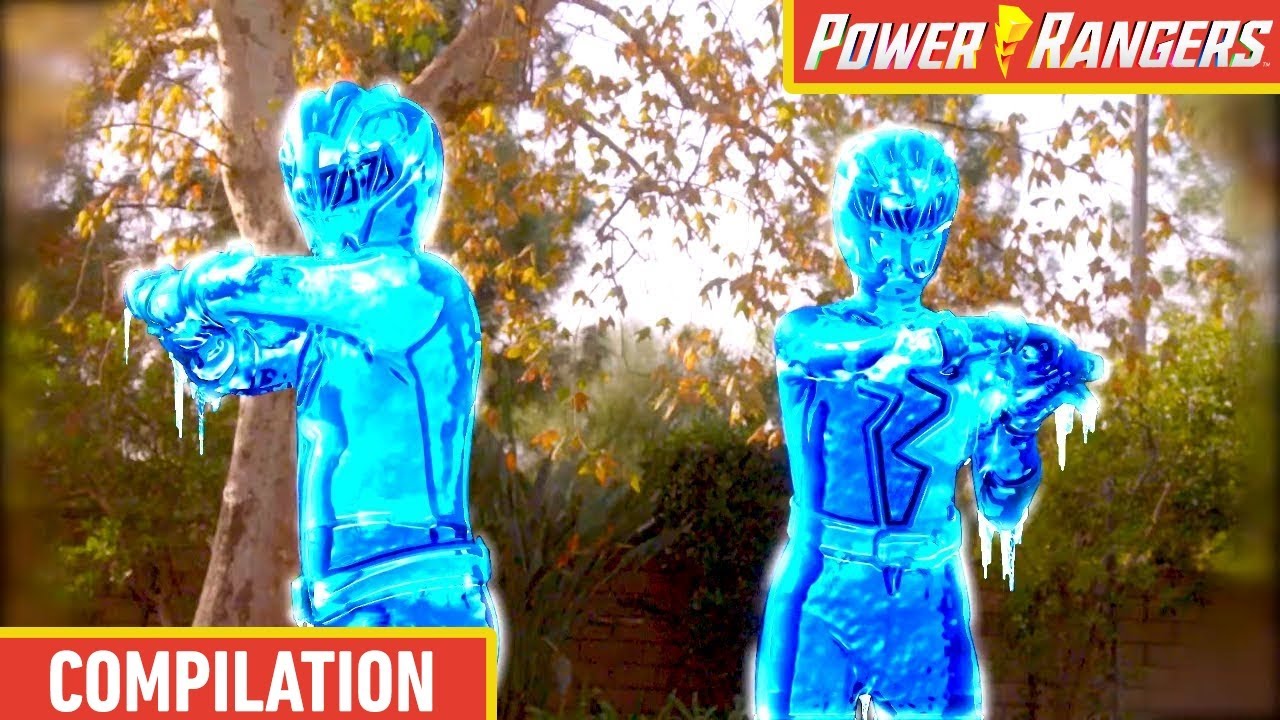 Slyther's Naughty Ice Plan⚡ Power Rangers: Kids Force ⚡ In Real Life ...