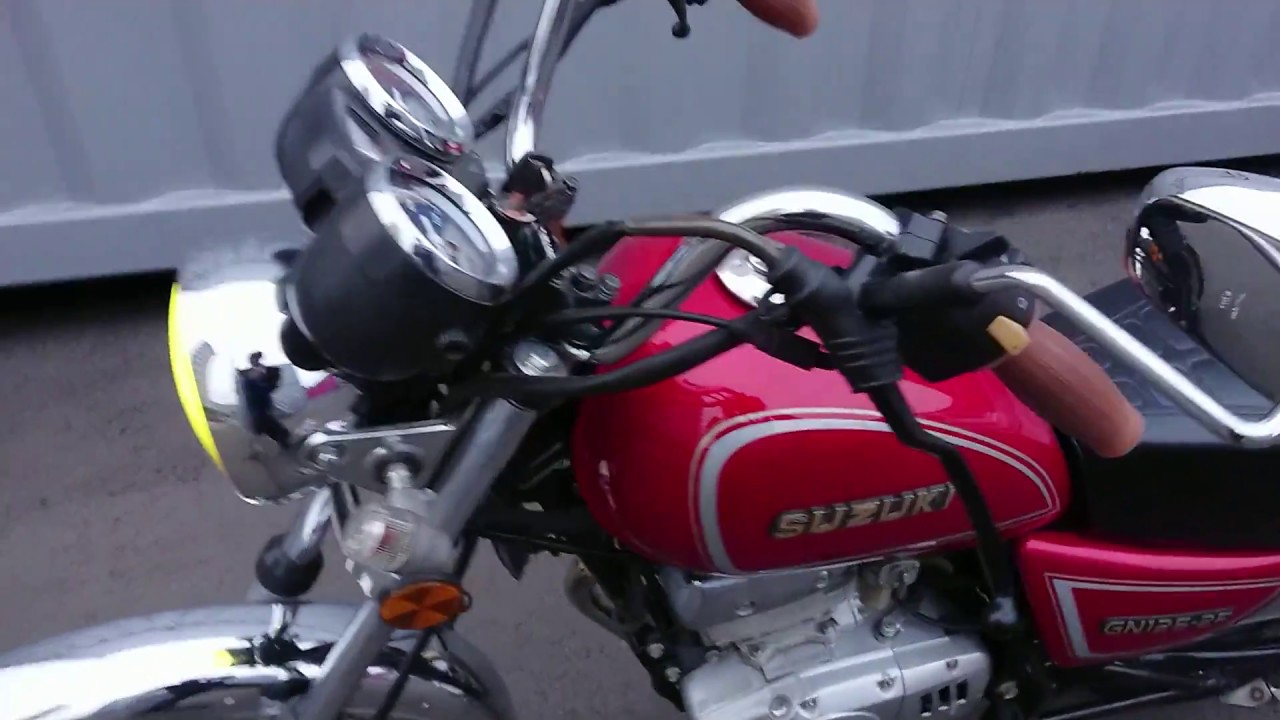 SUZUKI スズキ GN125 GN125-2F 外装/エンジン始動 - YouTube