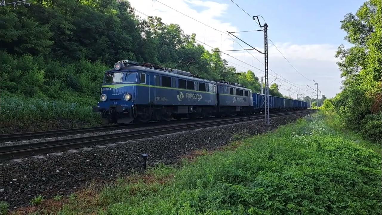 ET41 005 w kierunku Miechowa mija Przesławice - YouTube