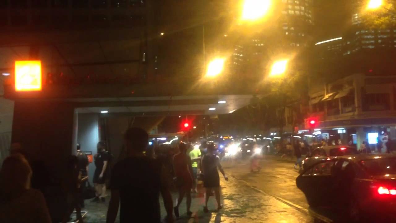 Hail Storm Closes Brisbane Bus Station! - YouTube