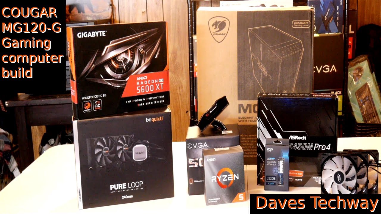 COUGAR MG120 G Gaming computer build for 2020 and 2021 - YouTube