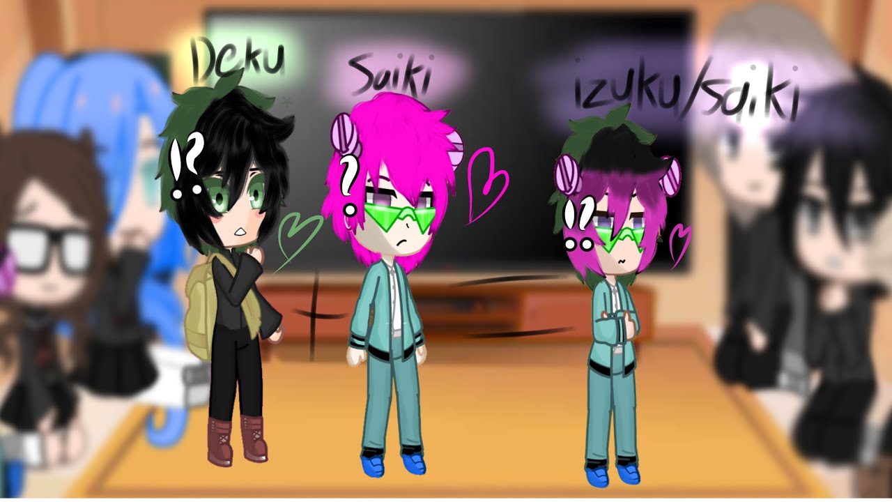 Deku’s past classmates react to him as Saiki k - YouTube