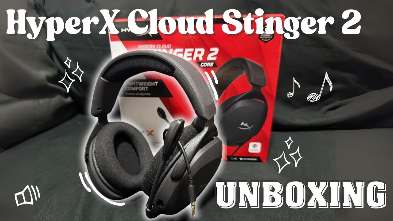 Unboxing the HyperX Cloud Stinger 2 Core Gaming Headset - YouTube
