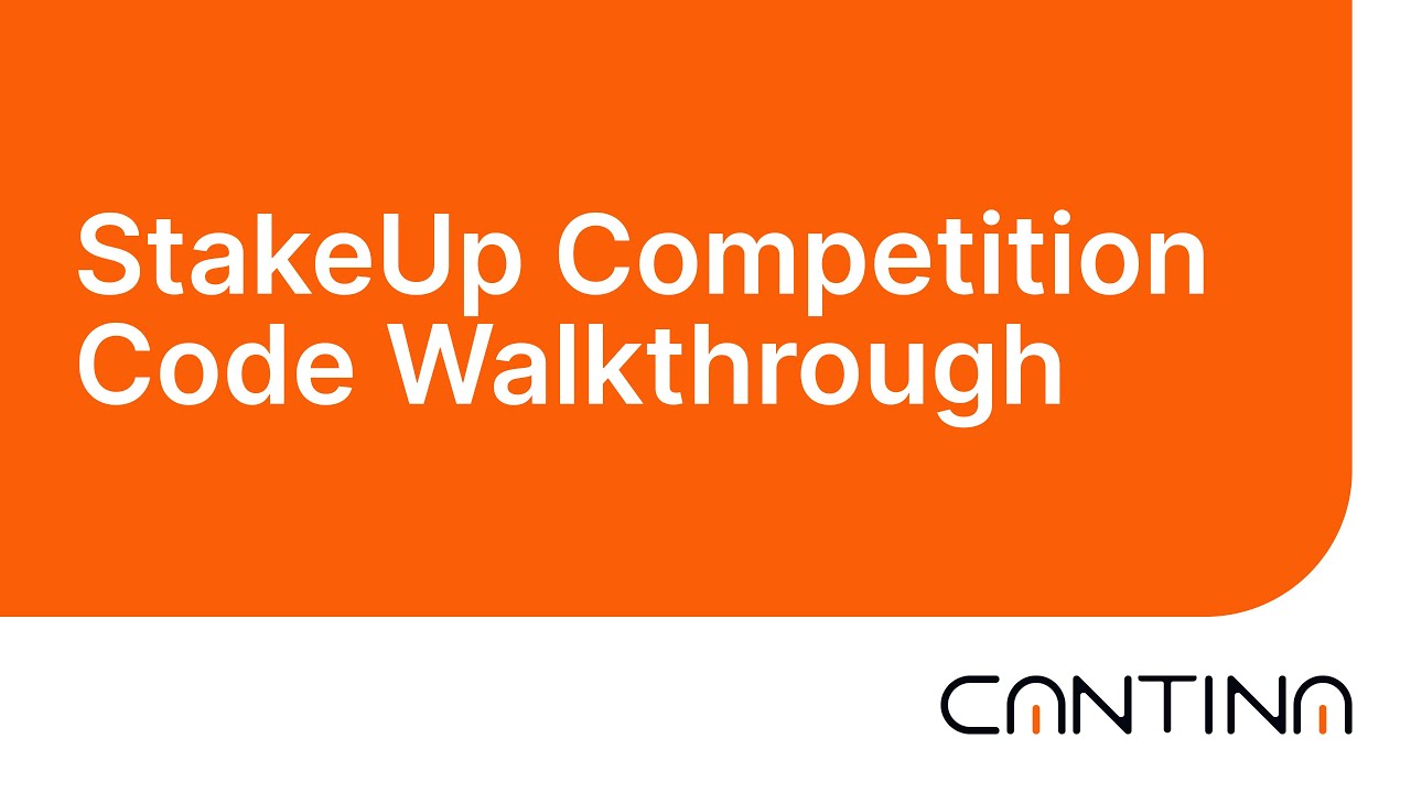 StakeUp Competition Code Walkthrough | Cantina - YouTube