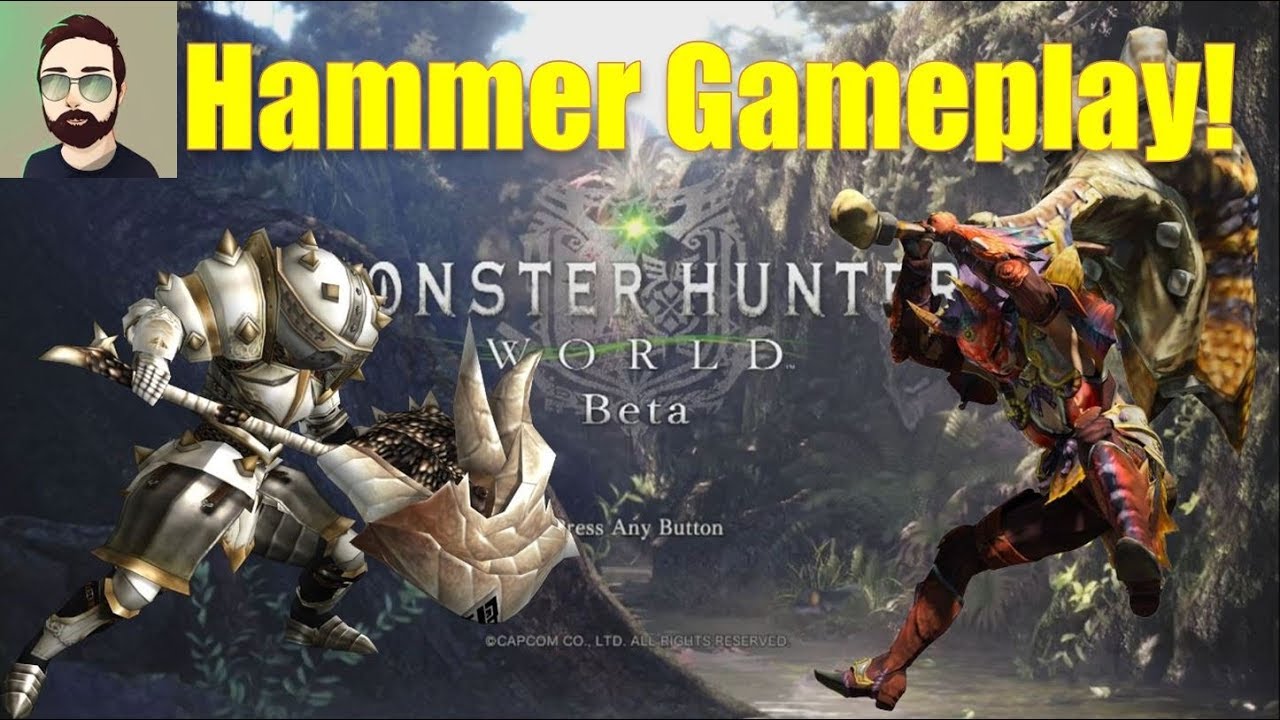 MH World Hammer Gameplay - YouTube