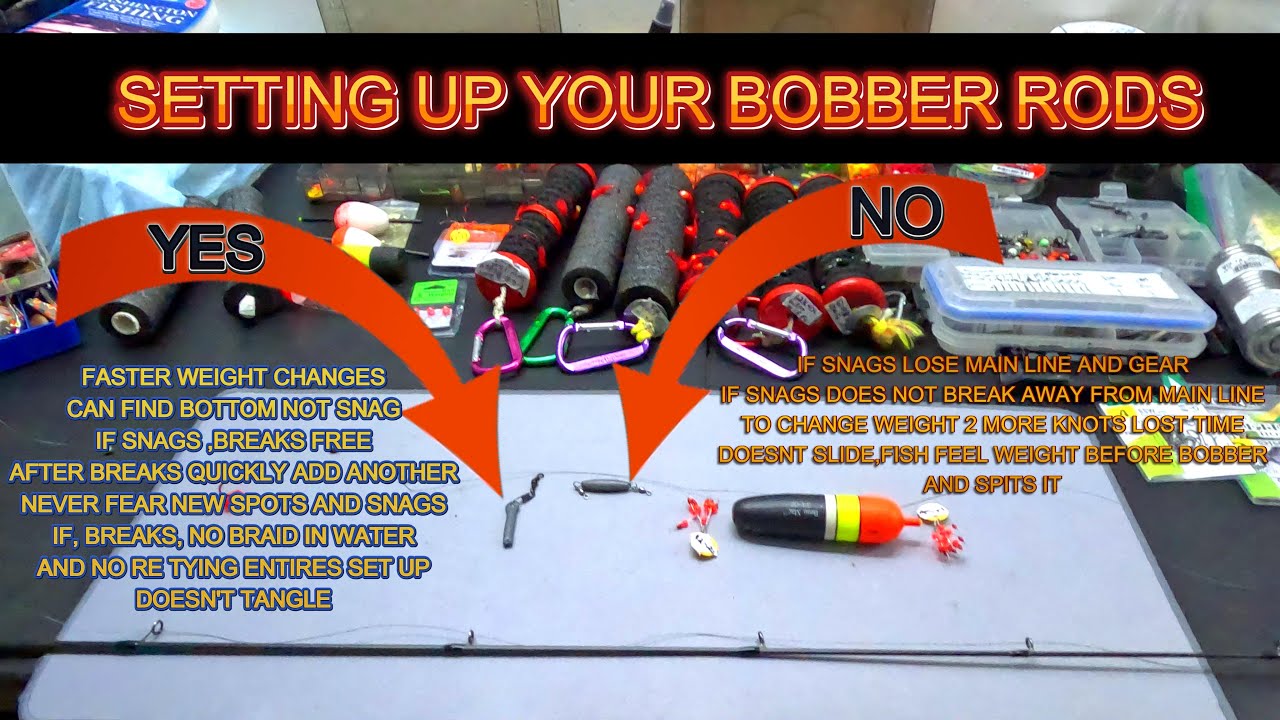 BEST BOBBER-ROD SET UP, BOBBER and DOGGIN #fishing #fishingequipment # ...