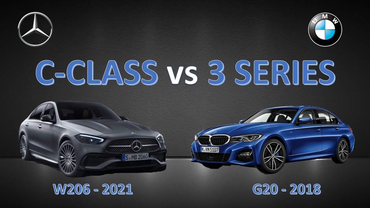 2021 Mercedes-Benz C-Class W206 vs 2018 BMW 3 Series G20 - YouTube