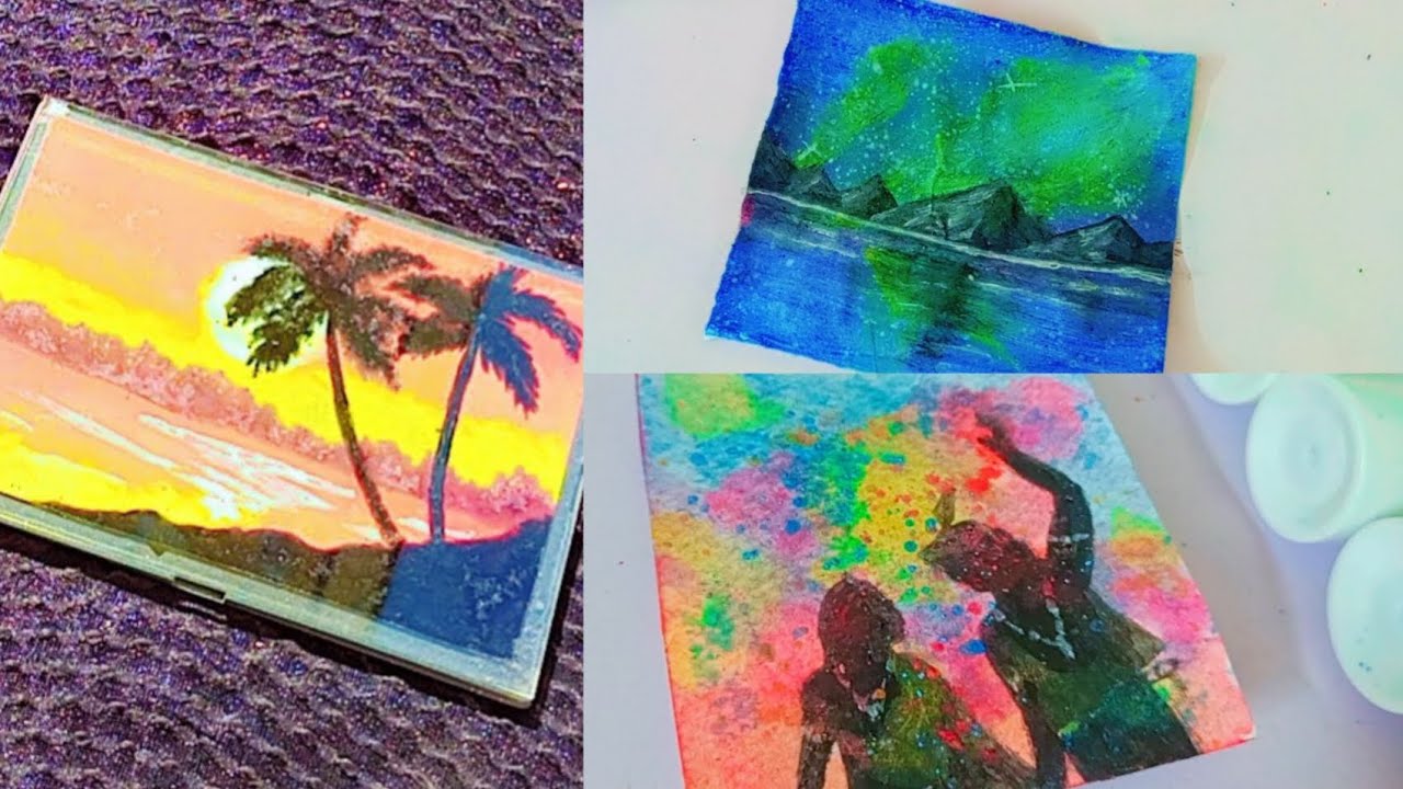 Easy & Amazing creative Art for Beginners🤩 | Acrylic Painting | Easy ...