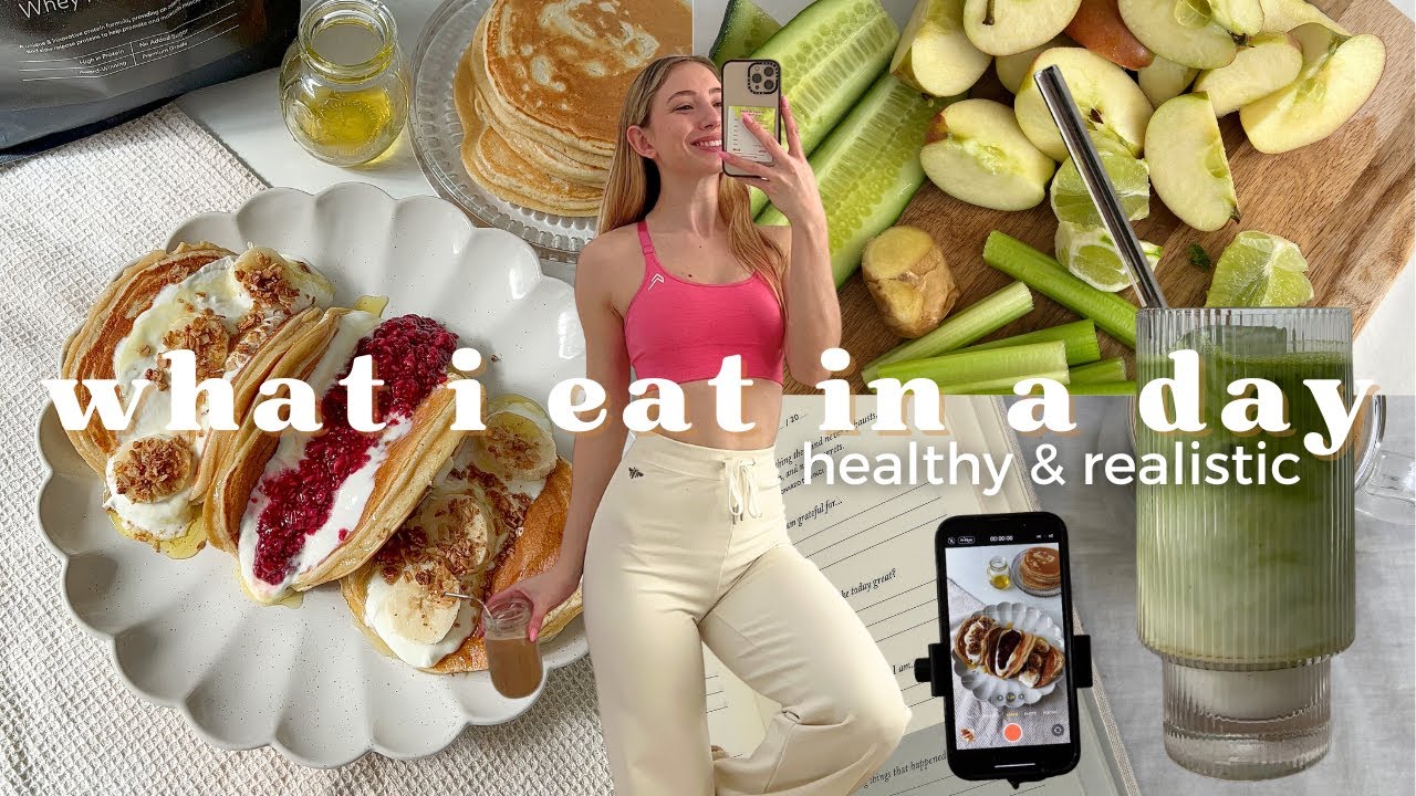 Realistic and healthy what I eat in a day | Eating intuitively to build ...