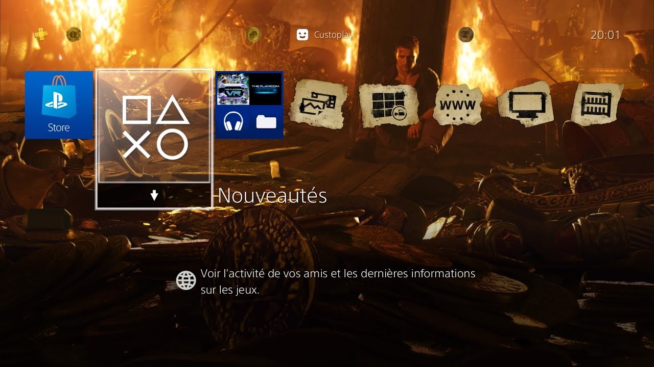 [PS4 THEME] Uncharted 4 : A Thief’s End Ink – Fire - YouTube