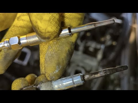 How to Replace Glow Plugs BMW X3 E83 M47 | Errors 4212| 4222| 4232 ...
