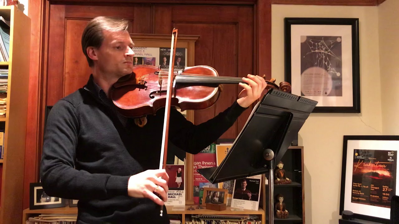 Michael Hall, viola - Penderecki: “Tanz” (Dance) - YouTube