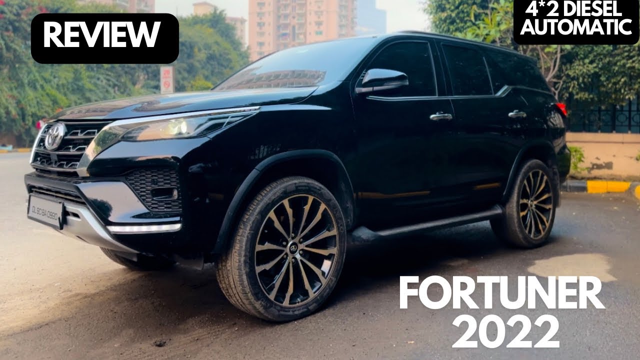 COMPLETE REVIEW OF FORTUNER 2022 BLACK || Interior + Exterior || TOYOTA ...