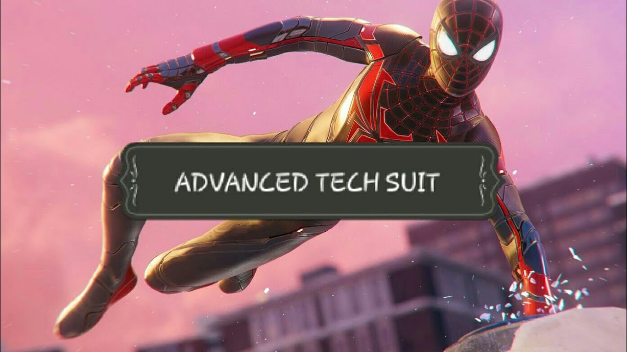 New ADVANCE TECH SUIT spiderman miles Morales #PS4 AND #PS5 1.09 ...