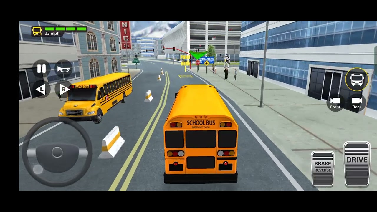 school Bus simulator Driving - YouTube