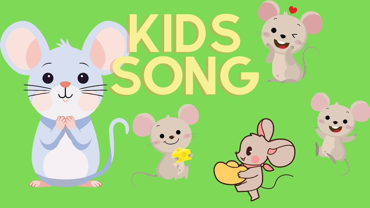 Squeak Squeak! Mouse Children’s Song | Fun Animal Song for Kids 🎶 ...