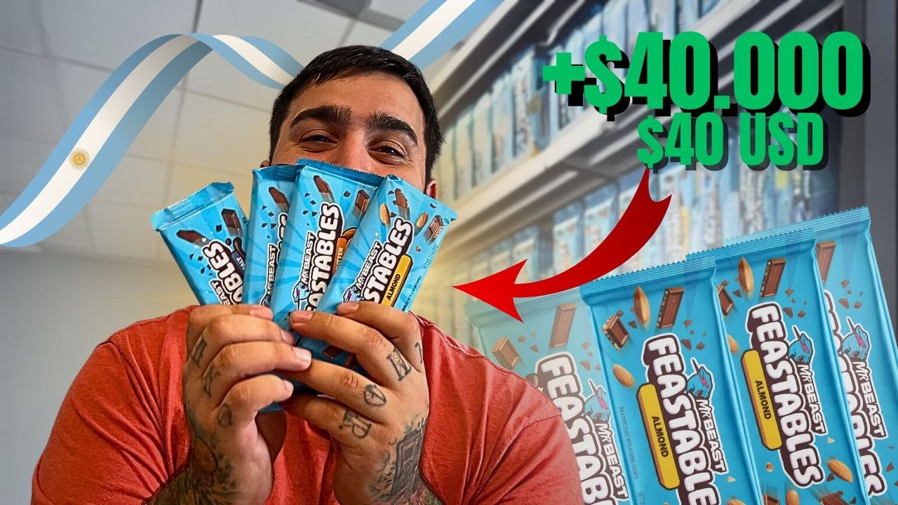 PROBANDO LOS CHOCOLATES DE MR BEAST EN ARGENTINA - YouTube