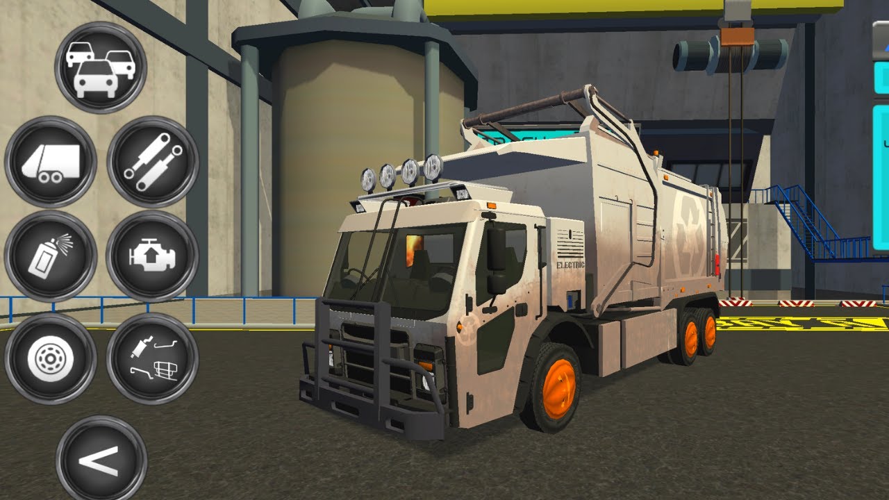 Front Loader Electric Garbage Truck 🚛♻️ 🚛♻️ 🚛Trash Truck Simulator ...