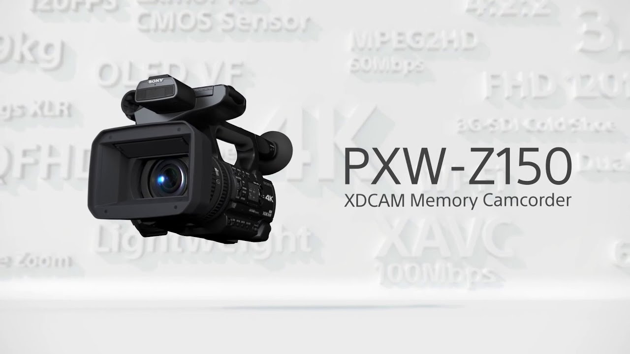 Sony PXW-Z150 Professional Camcorder - YouTube