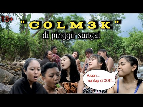 c0Lm3k bareng di pinggir sungai | gadis desa si montok | film pendek sunda lucu
