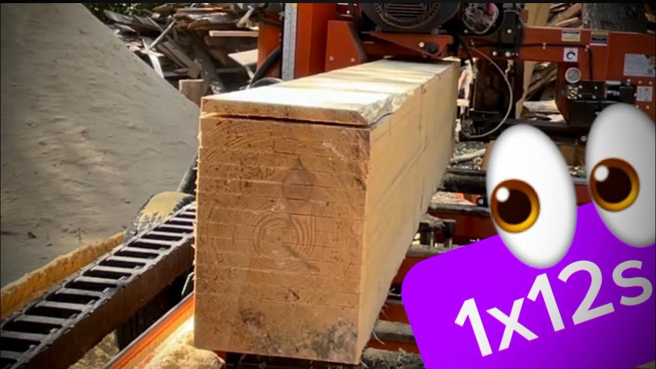 Moving BIG slabs w/ excavator, milling pine lumber! - YouTube