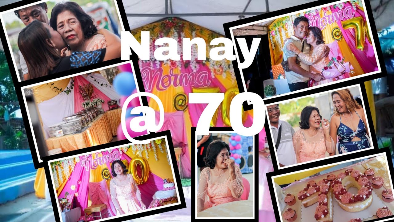 Nanay 70th Surprised birthday | very touching moment - YouTube