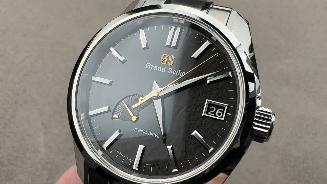 Grand Seiko Spring Drive Black Snowflake SBGA441 Grand Seiko Watch ...