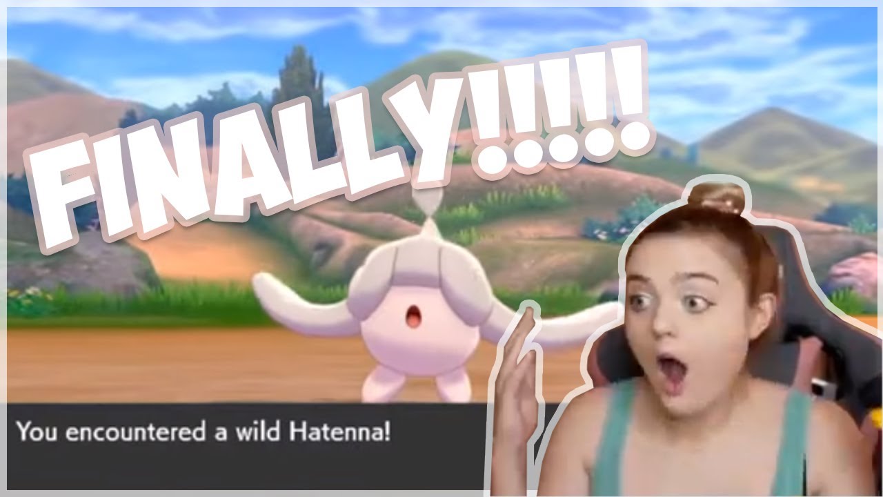 Shiny Hatenna after 1,417 encounters!! LIVE REACTION! - Little Shellder ...